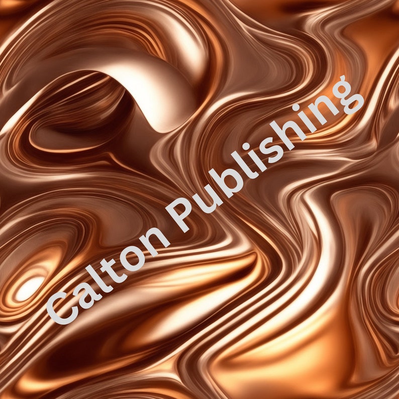 Liquid Metal Pattern, Repeating Pattern, Steampunk Pattern, Gold ...