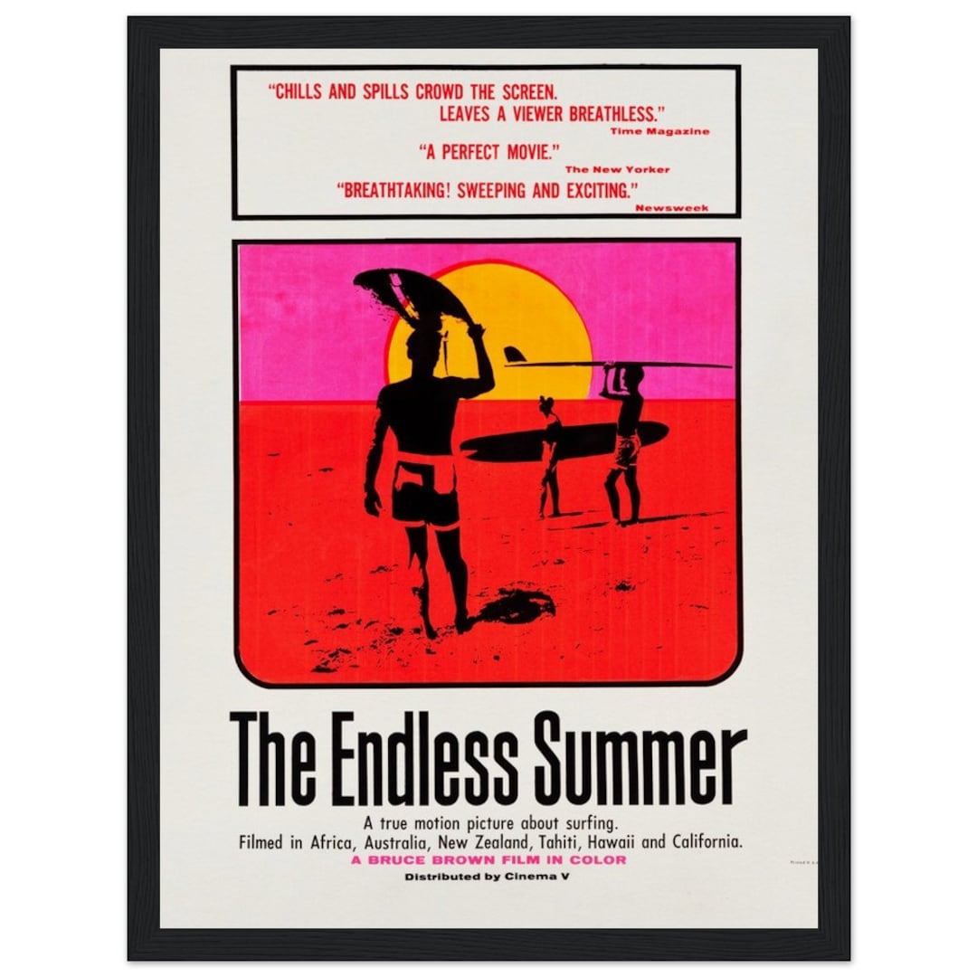 The Endless Summer Movie Poster: Vintage Surf Art Print - Etsy
