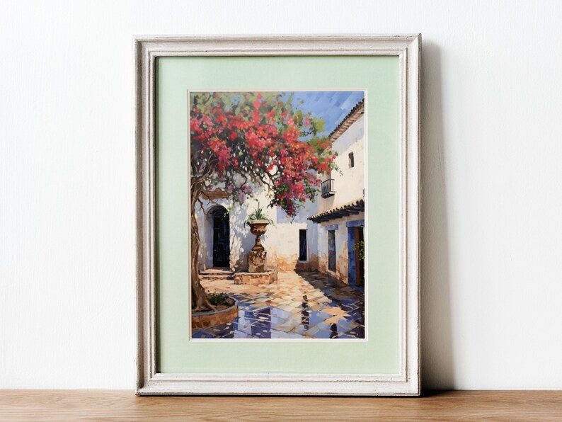 Tuscan Village Print: Rustic Italian Farmhouse Decor - Etsy