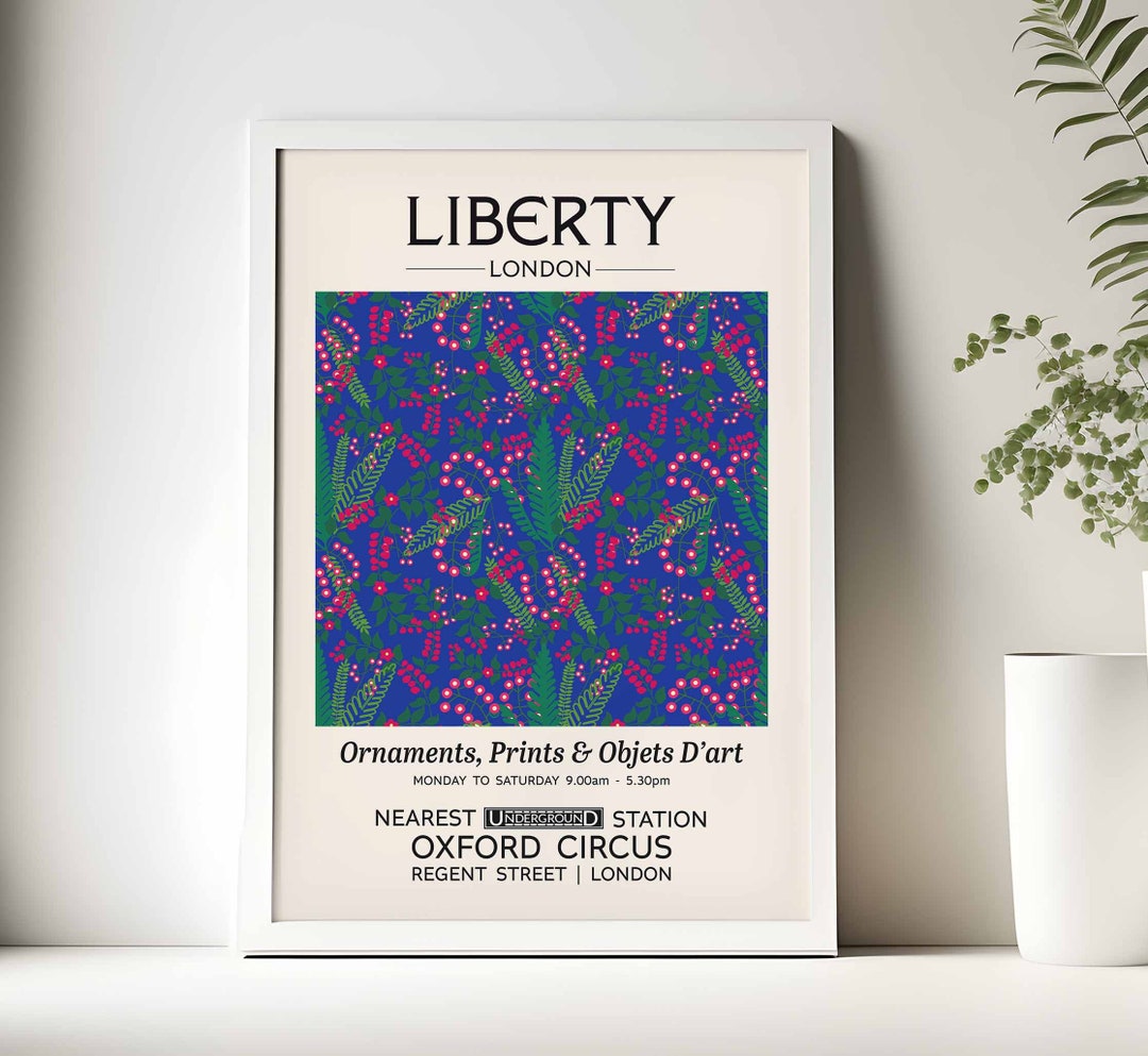 Liberty London Print, Floral Print, Flower Market Print, Vintage ...