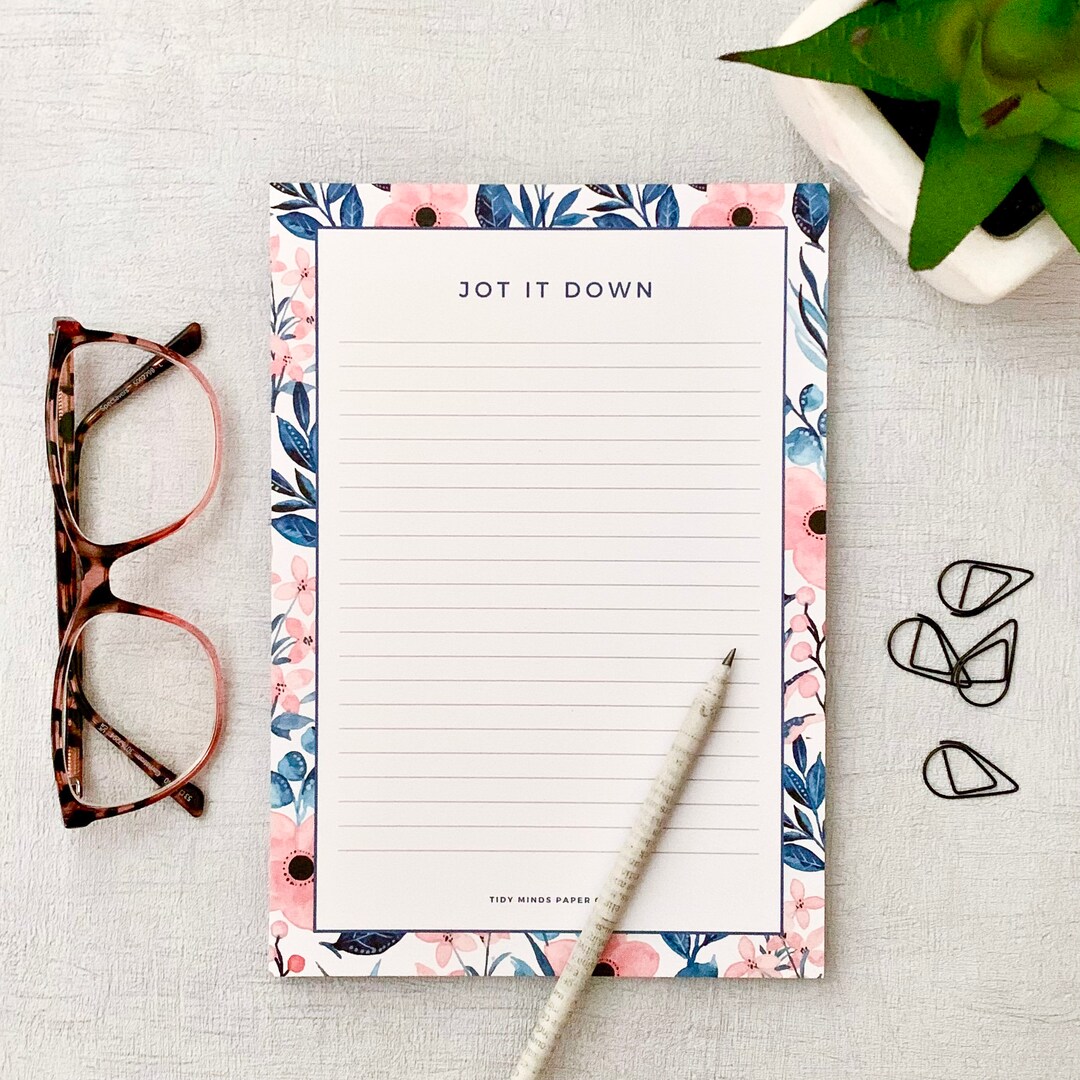 A5 Writing Pad, Notepad Cute, Jotter Pad, Note to Self, A5 Notepad, Eco ...