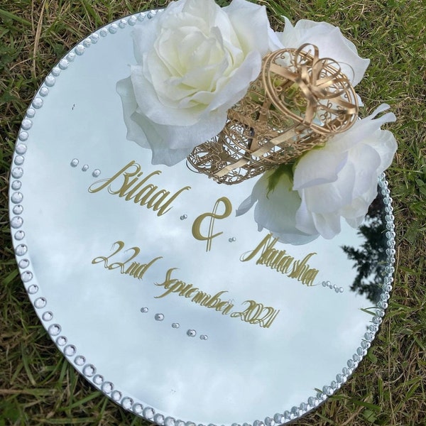 Wedding Ring Plate - Etsy UK