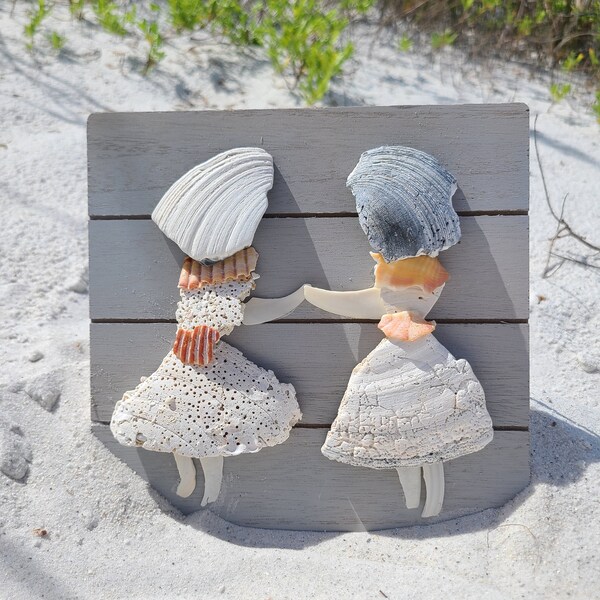 Shell Art People - Etsy