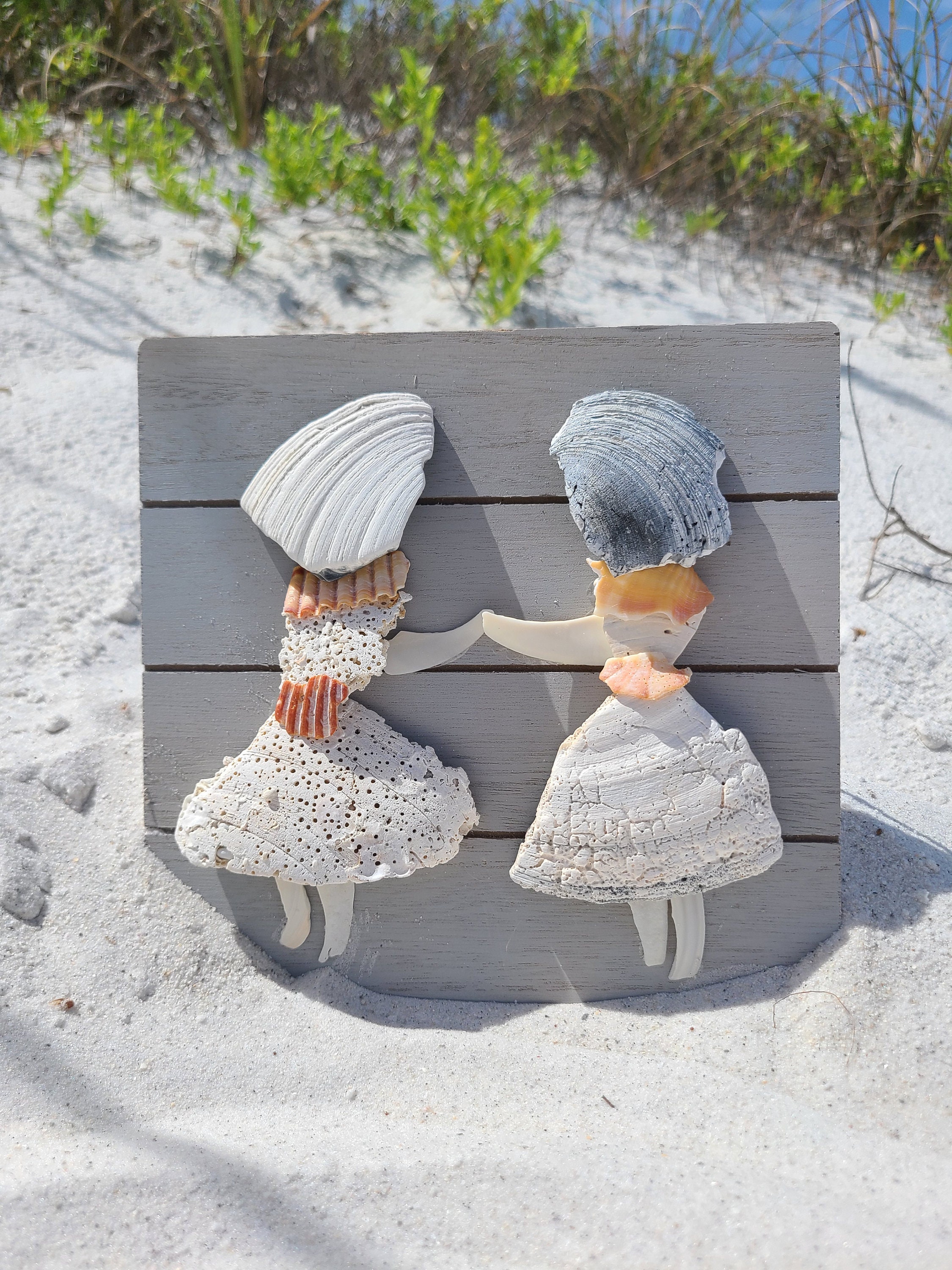 Shell People Wall Art - Etsy