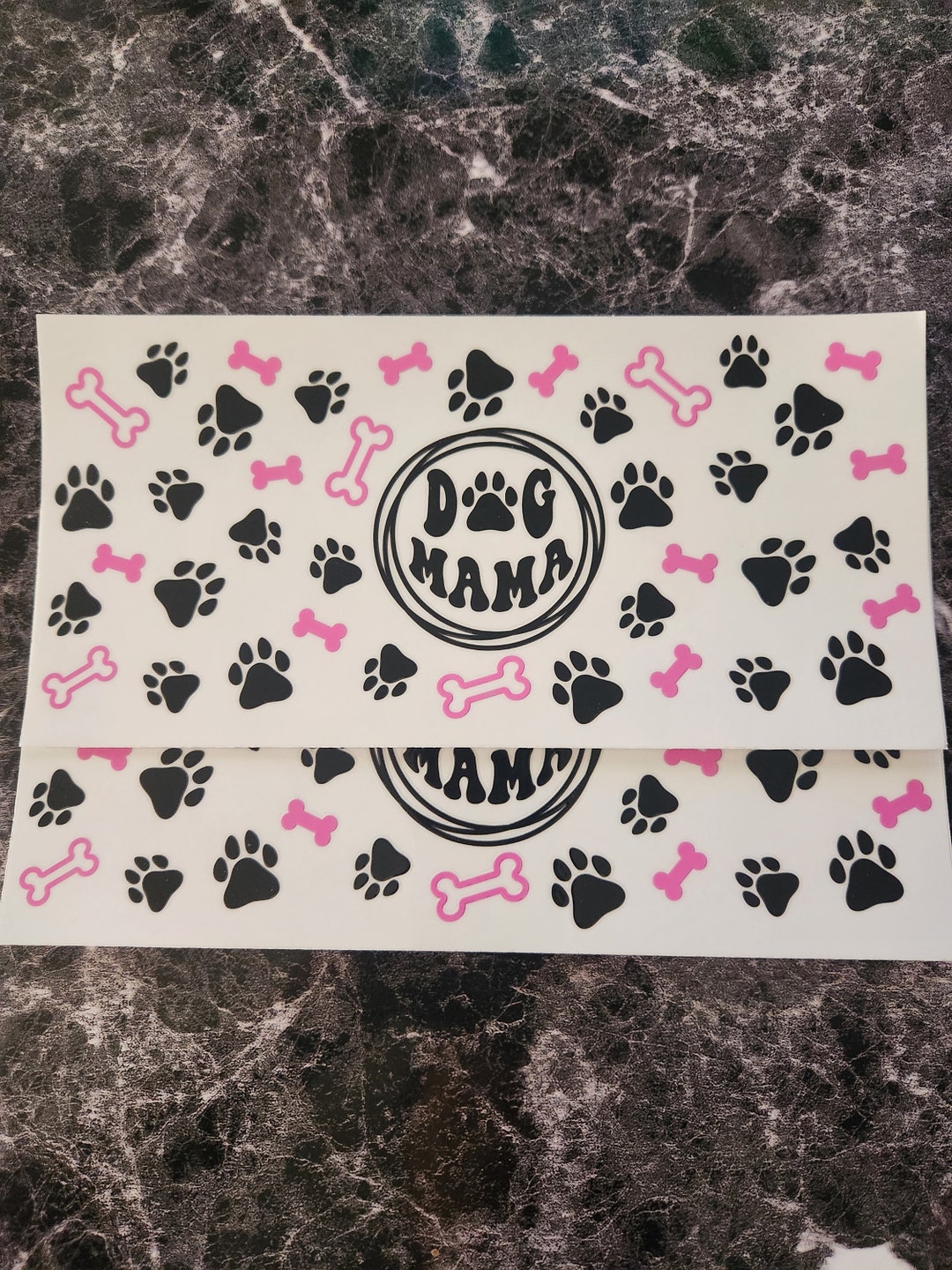 UV DTF Dog Mom Mama Paws Bones 16oz Libbey Glass Can Ready to - Etsy