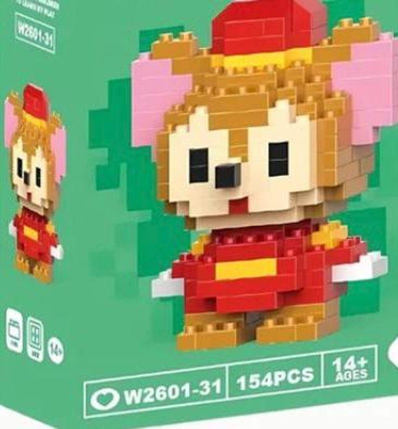 Cute Mini Characters Building Blocks - Etsy