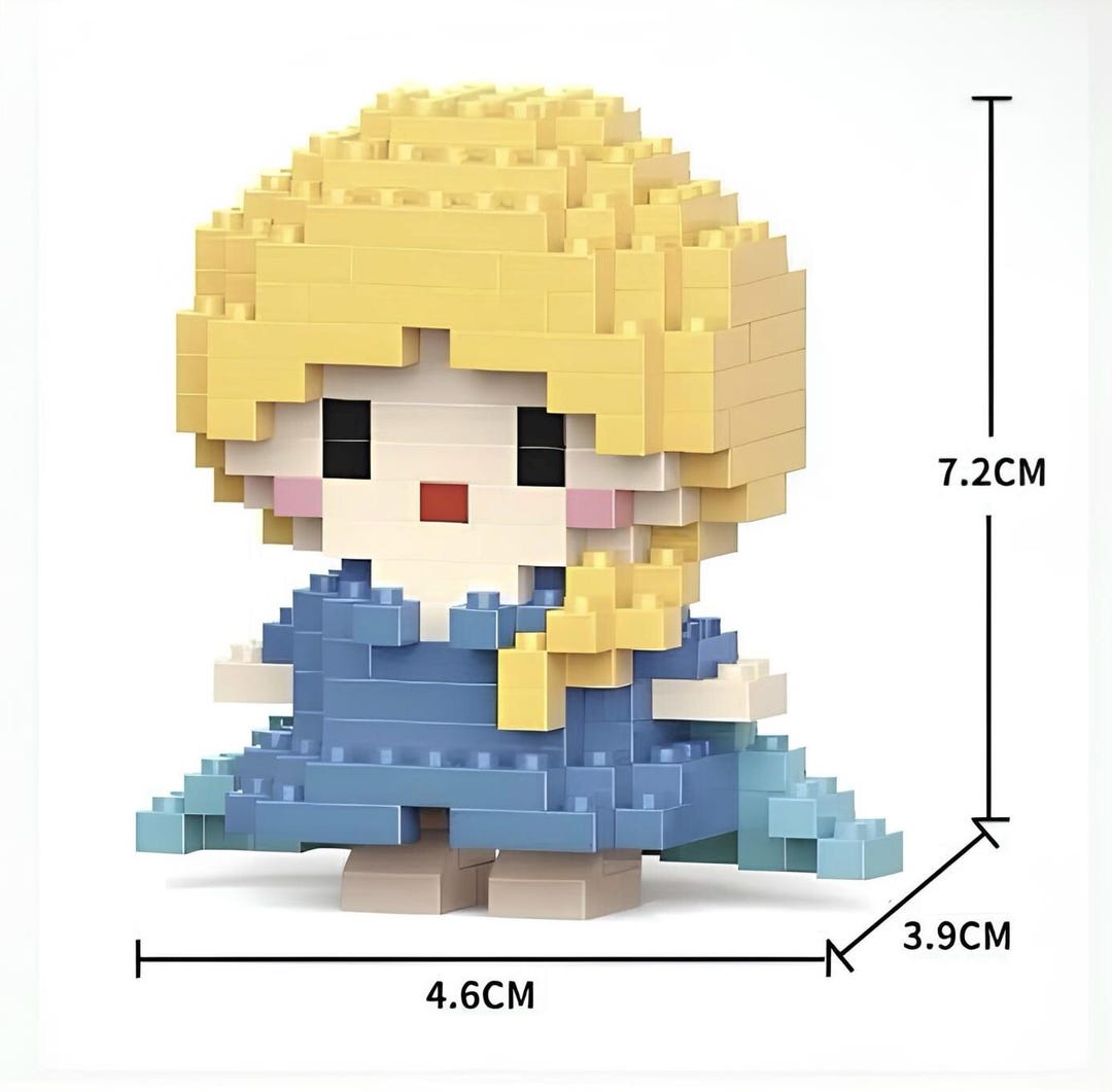 Cute Mini Characters Building Blocks - Etsy