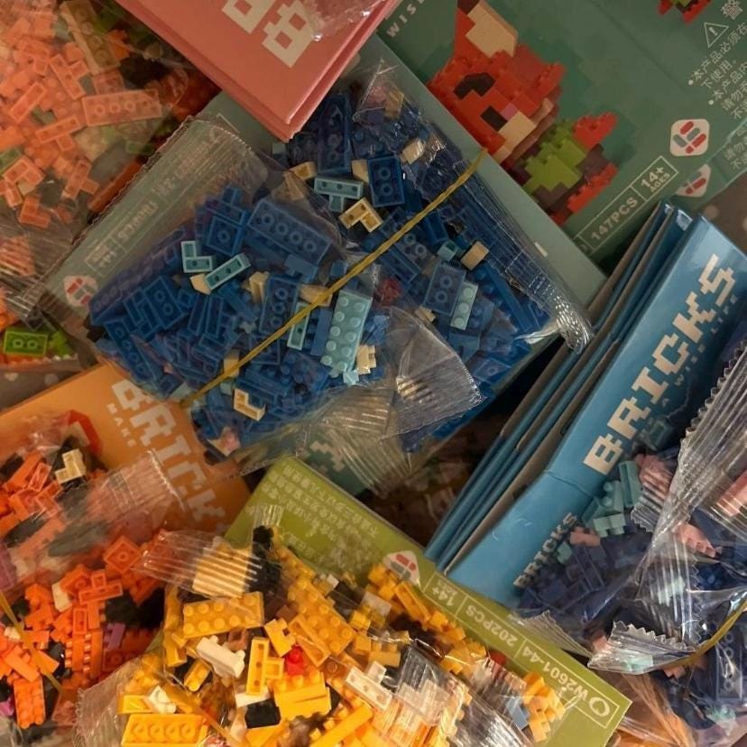 Cute Mini Characters Building Blocks - Etsy