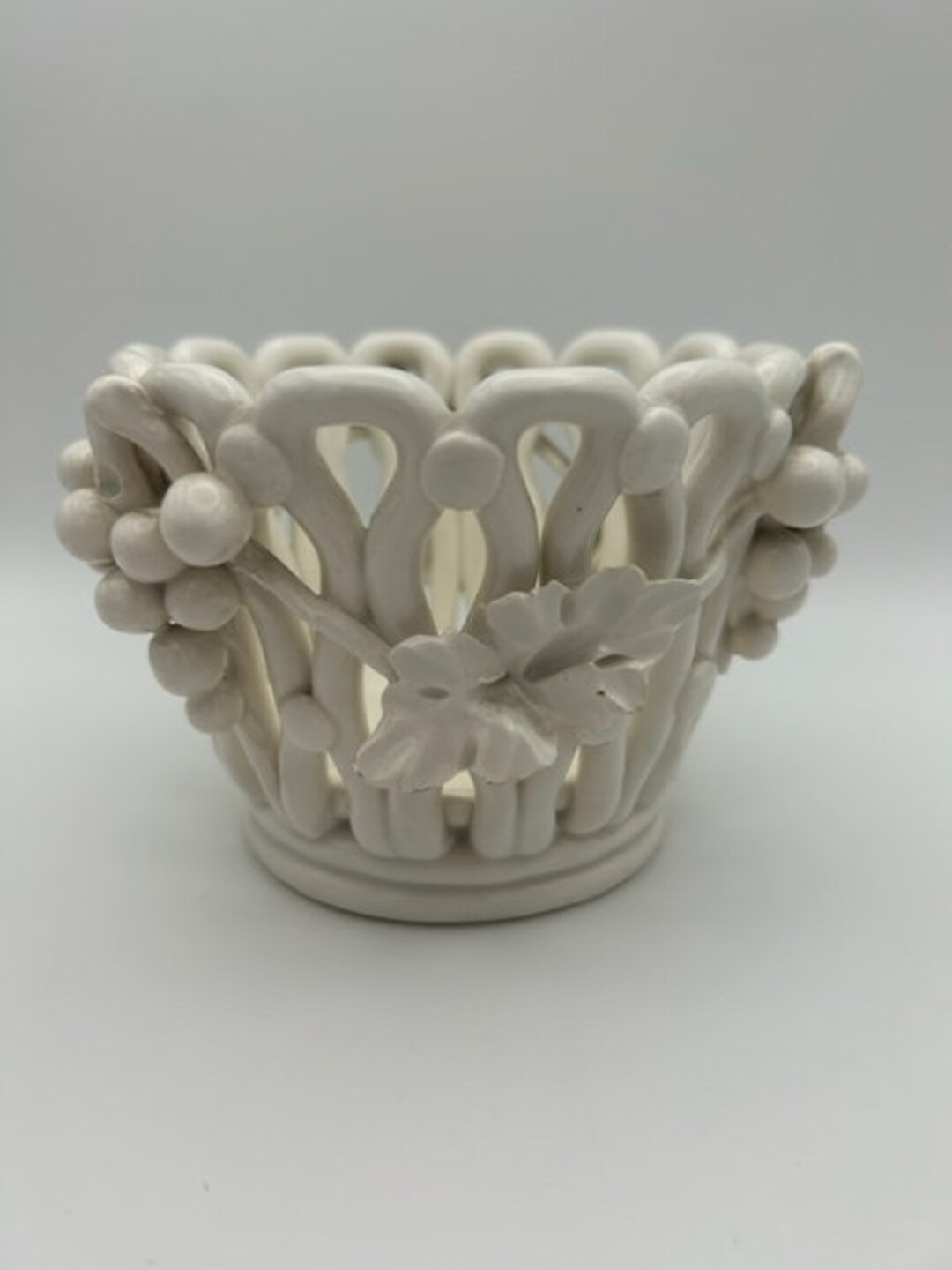 Italian Rope Grape Vine Bowl Circa 1950's - Etsy