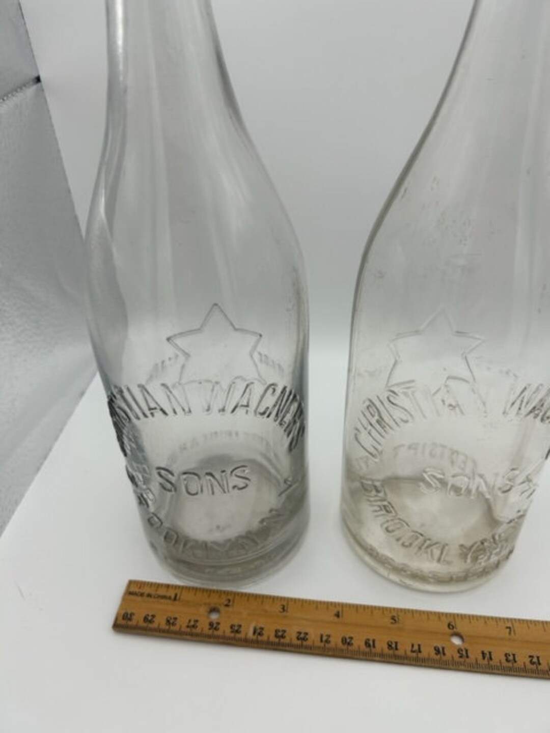 Circa 1920's Two (2) Christian Wagner's Sons, Brooklyn NY Beverage ...