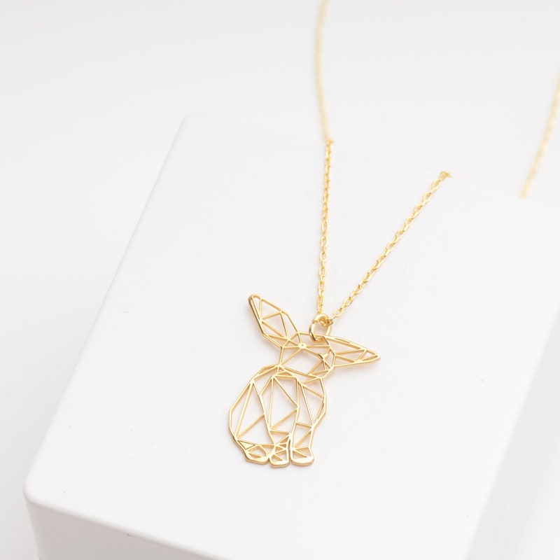 Bunny Necklace - Etsy