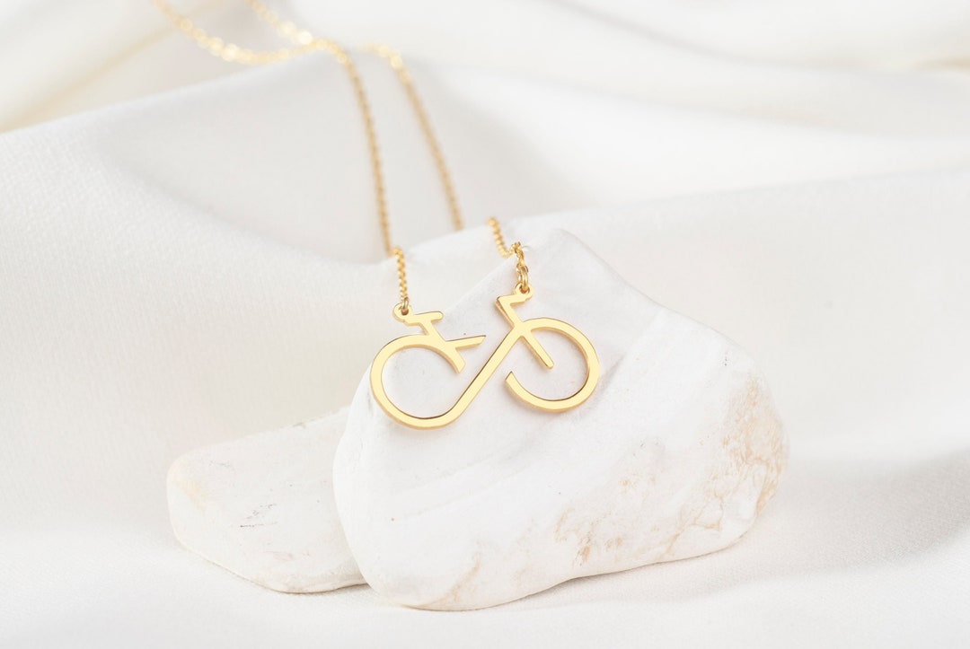 Bicycle Necklace, Bike Pendant, Cyclist Gift, Sport Jewelry, Biker Gift ...