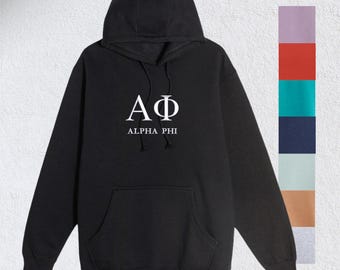 Alpha Xi Delta Crest Embroidered Sweatshirt | Custom Pullover | Greek ...
