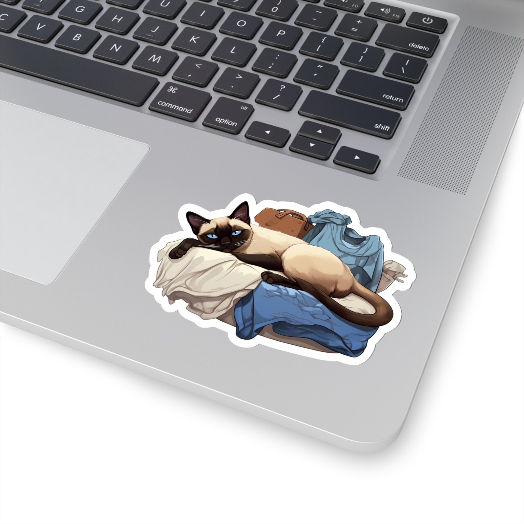 Siamese Cat Sticker, Cute Cat Sticker, Funny Cat Sticker, Cat Person ...