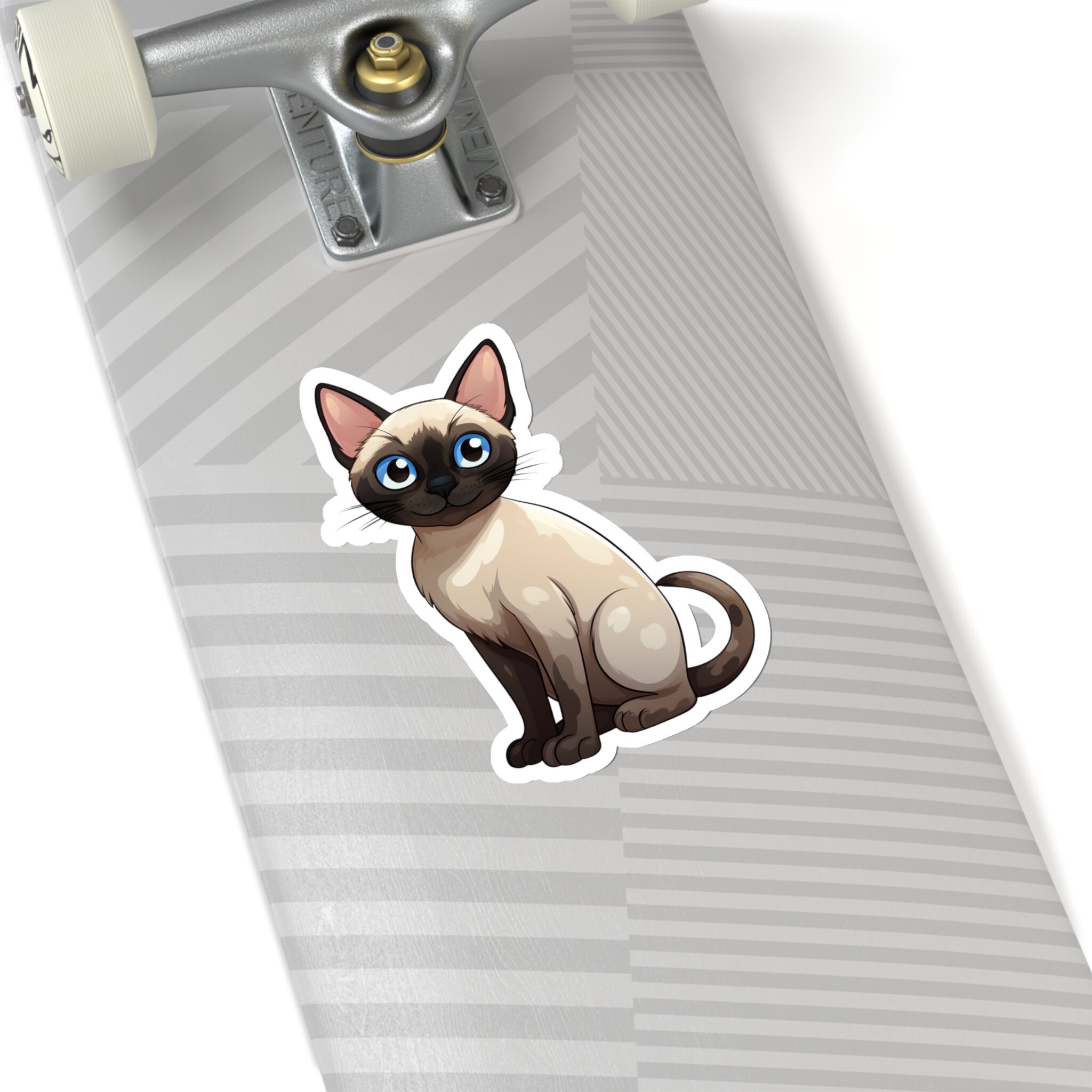 Siamese Cat Sticker, Cute Cat Sticker, Funny Cat Sticker, Cat Person ...