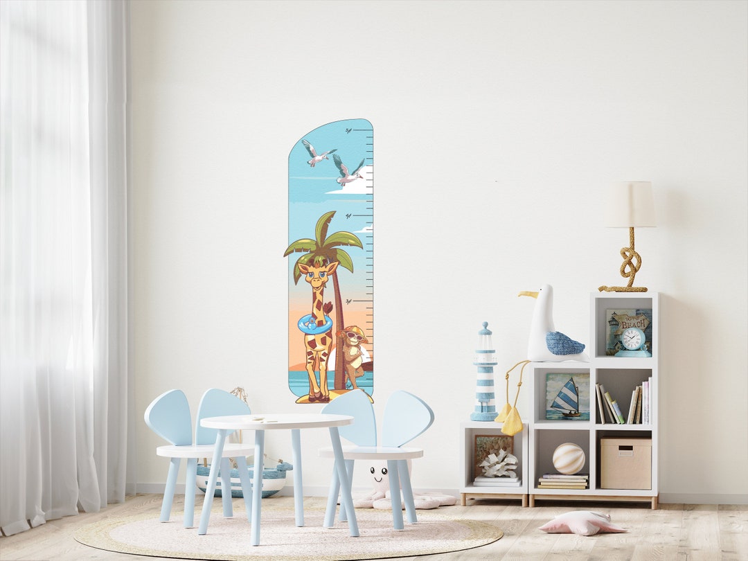 Wall Height Chart for Children up to 5FT Tall Measuring Chart - Etsy