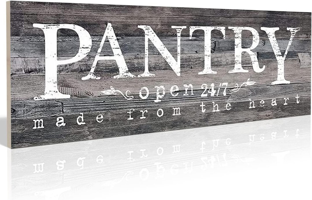 Pantry Sign Solid Wood Pantry Wall Decor for Home Kitchen - Etsy