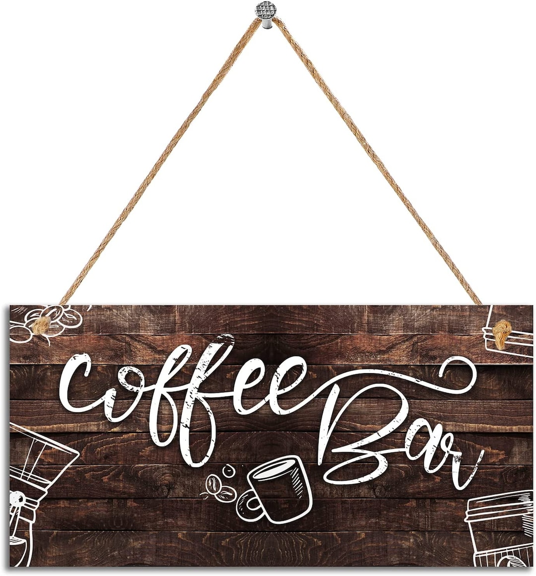 Coffee Bar Signs Decor Wood Coffee Decor for Coffee Bar - Etsy