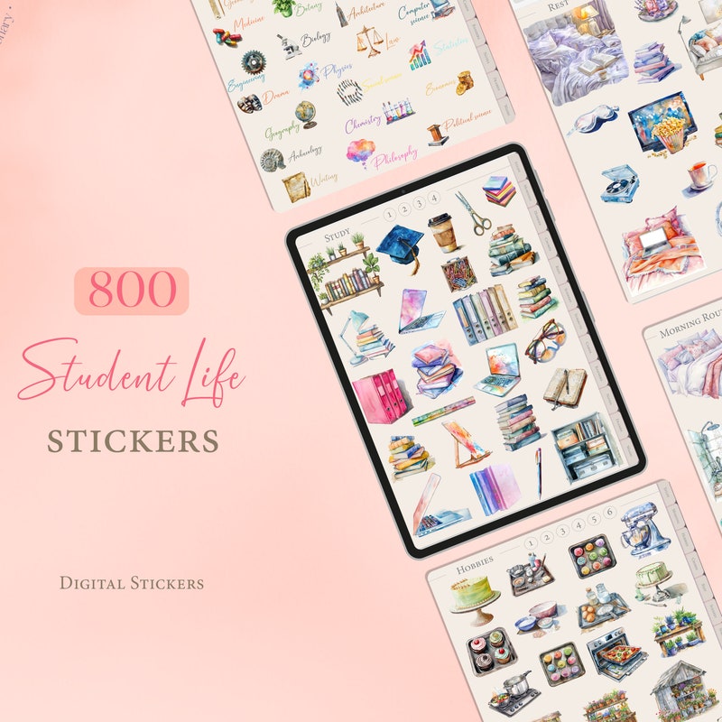 Student Planner Stickers - Etsy