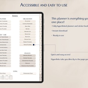 Digital Planner | Minimalist Undated Digital Planner | iPad Planner ...