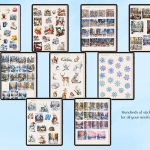 Digital Stickers Cozy Winter | Goodnotes Stickers | 700 Digital Planner ...