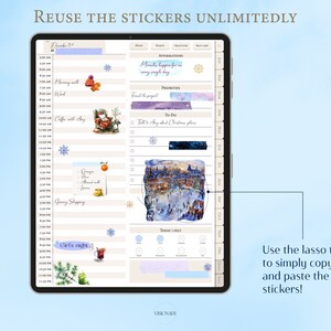 Digital Stickers Cozy Winter | Goodnotes Stickers | 700 Digital Planner ...