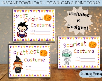 Costume Contest Scorecard Printable Costume Design Costume - Etsy