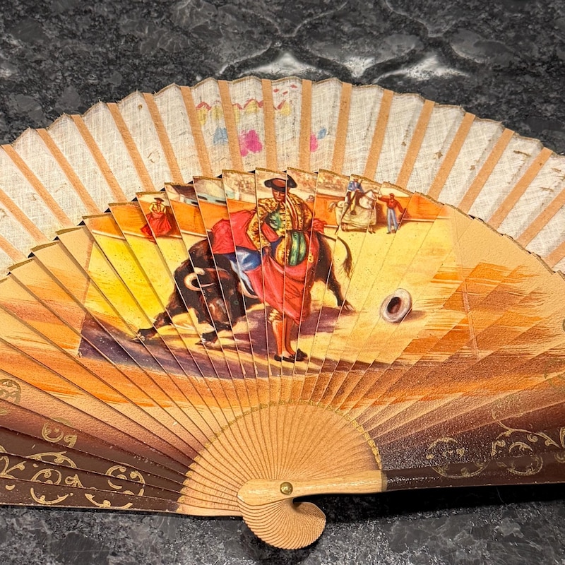 Antique Hand Painted Fabric - Etsy