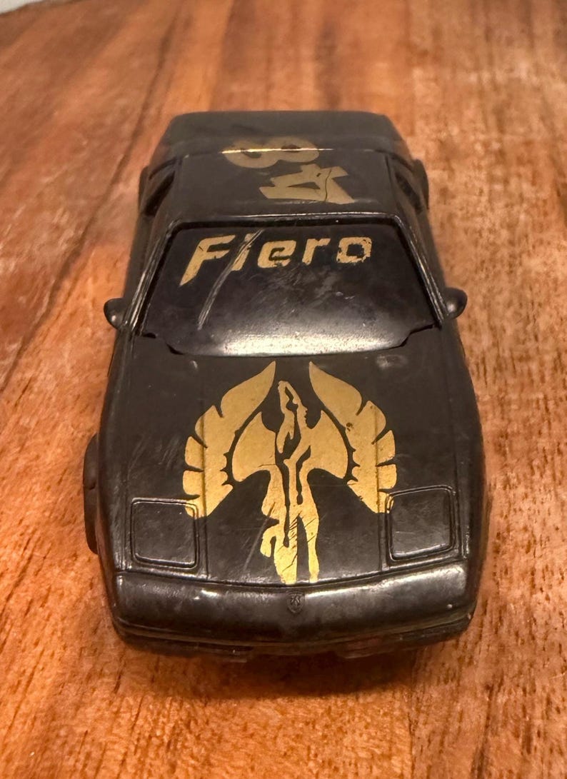 Vintage 1980’s Tyco Pontiac Black & Gold "fiero" 48 GT HO Scale Slot ...