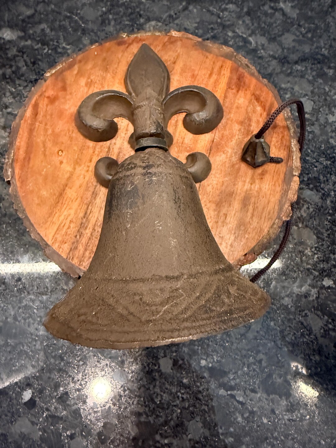 Cast Iron Fleur De Lis Welcome Bell – Rustic Farmhouse Wall Mount - Etsy