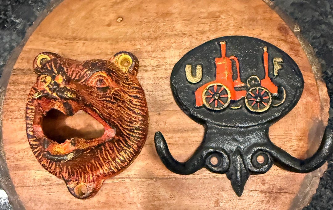 Vintage Fire Mark United Fireman’s Insurance (union) Cast Iron Double ...