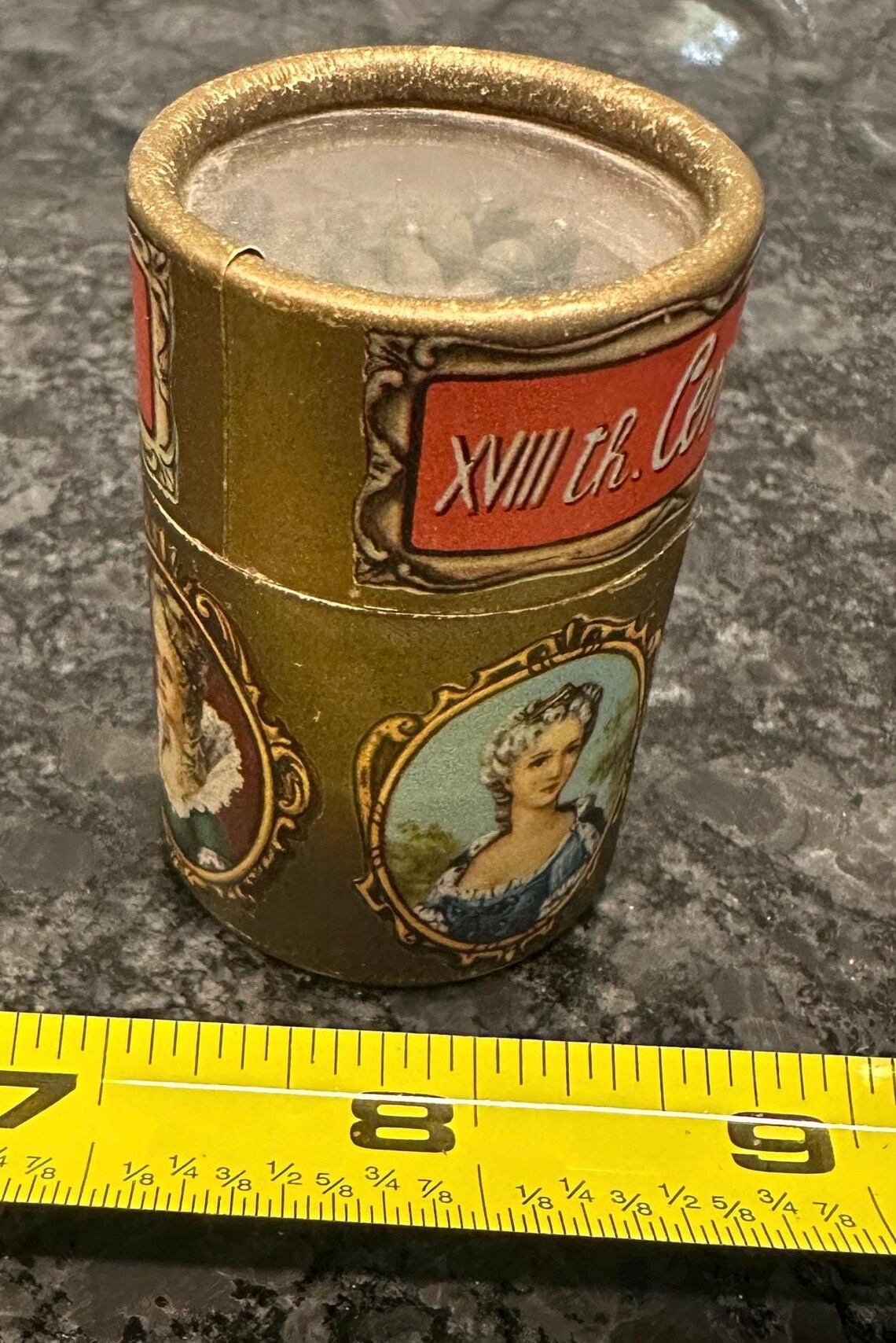 Vintage Xviiith Century Beauties Match Cylinder W/bottom Strike Plate ...