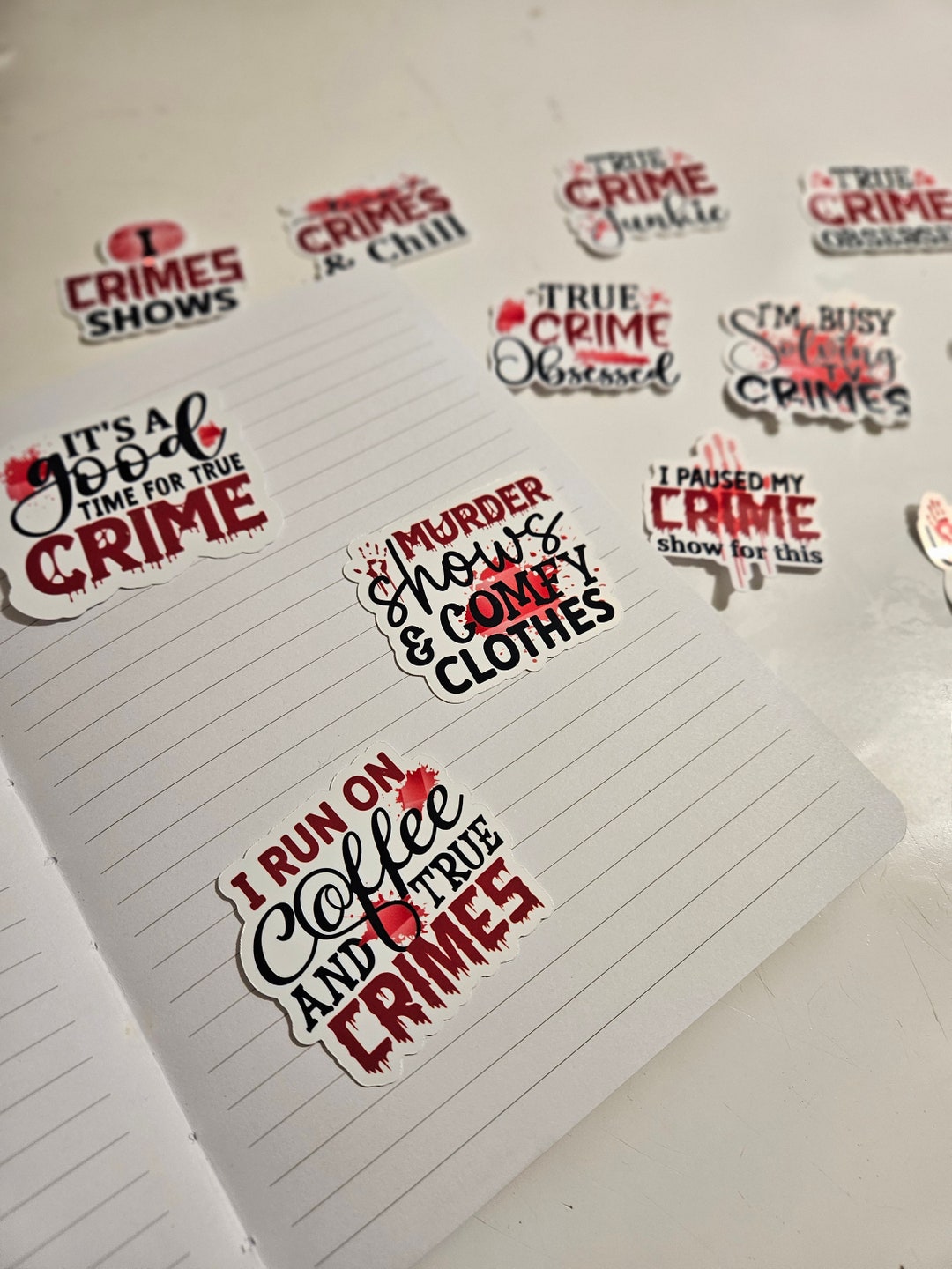 True Crime Stickers or Magnets - Etsy