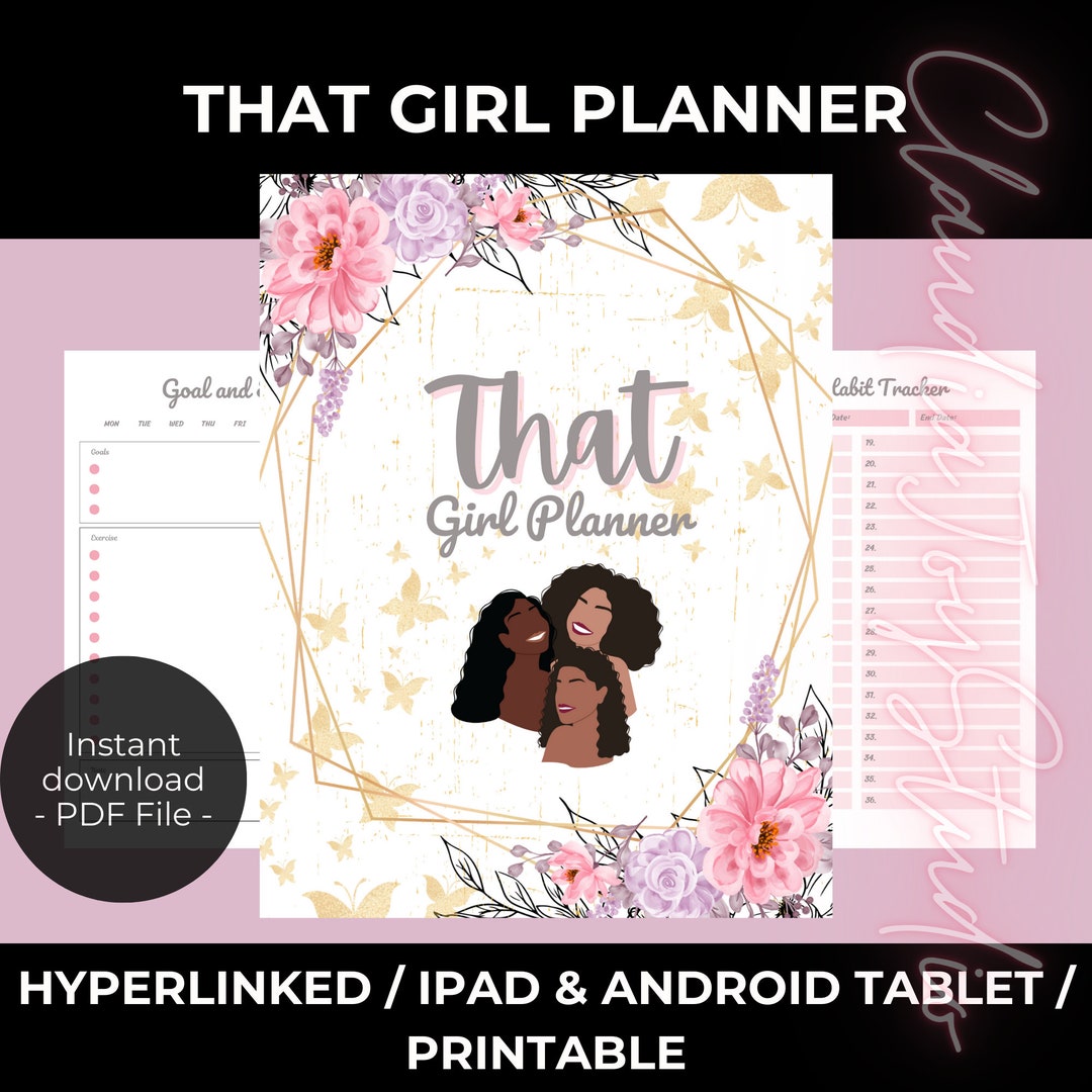 That Girl Planner, Digital Planner, Goodnotes, Planner, Weekly, Monthly ...