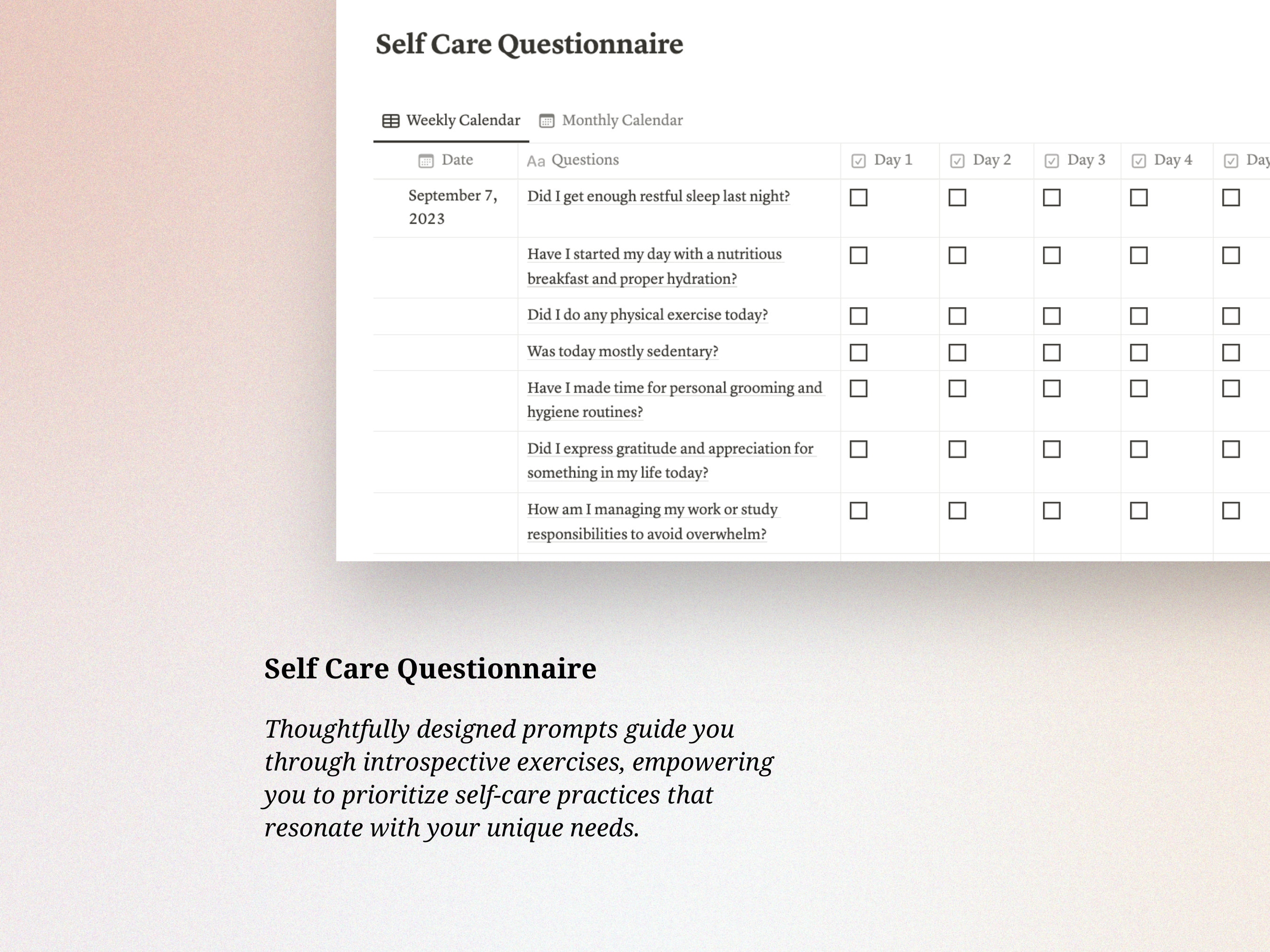 Therapy Notion Aesthetic Template Therapy Healing Notes Self Care ...