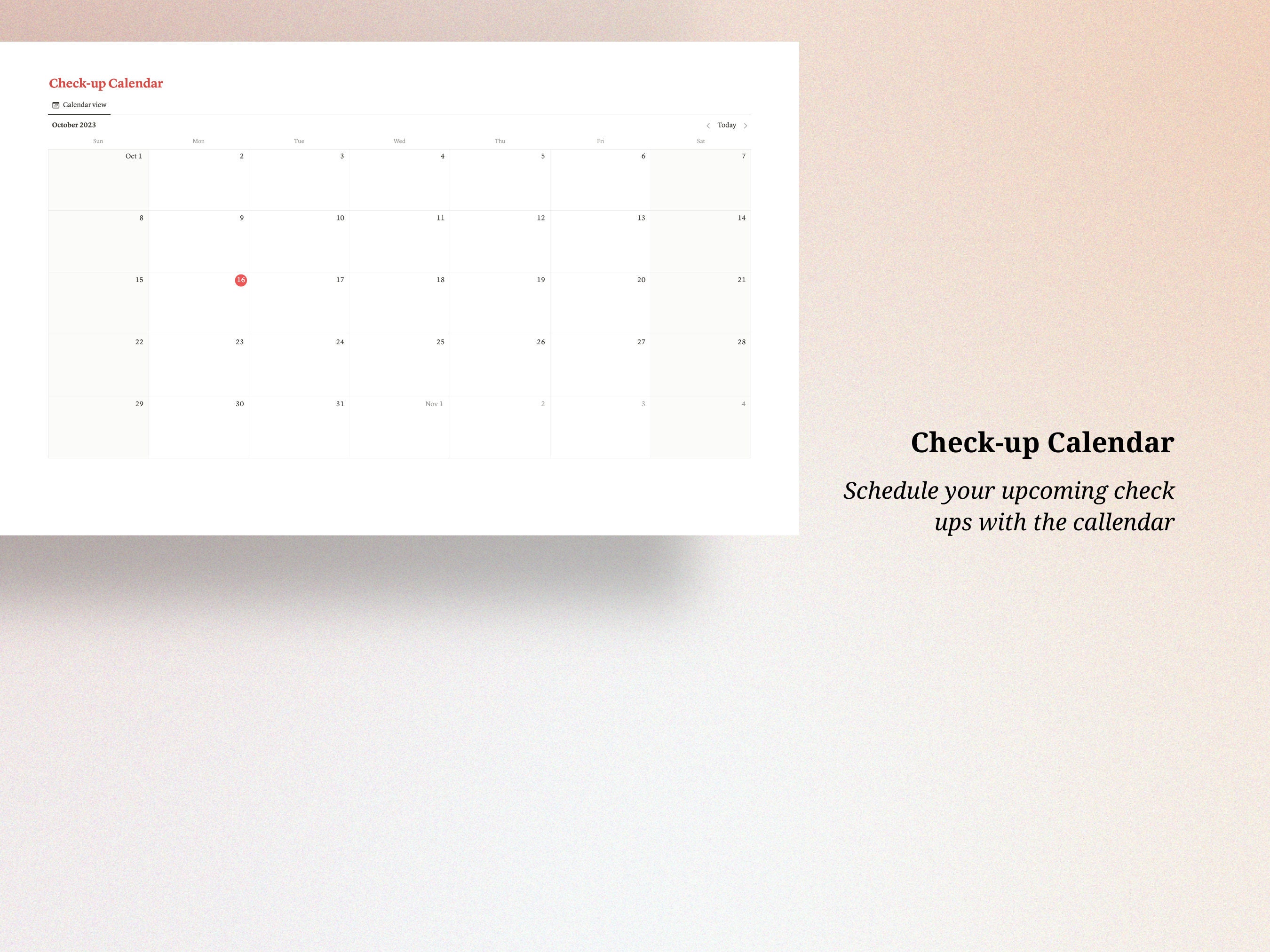 Medication Tracker Notion Productivity Template Notion for Health Log ...