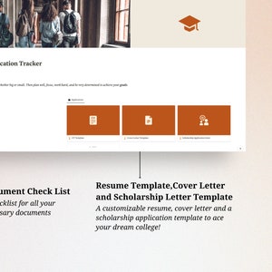 Simple University Application Tracker Notion Template 2024 Student ...