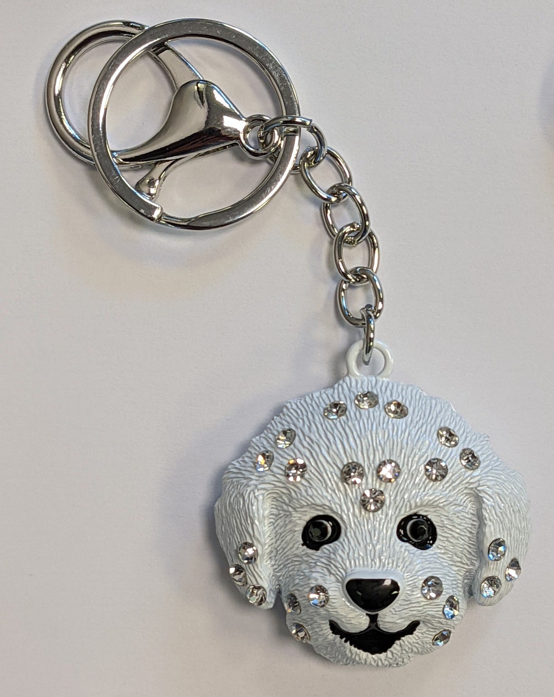 Bichon Frise Large Keyring - Etsy UK