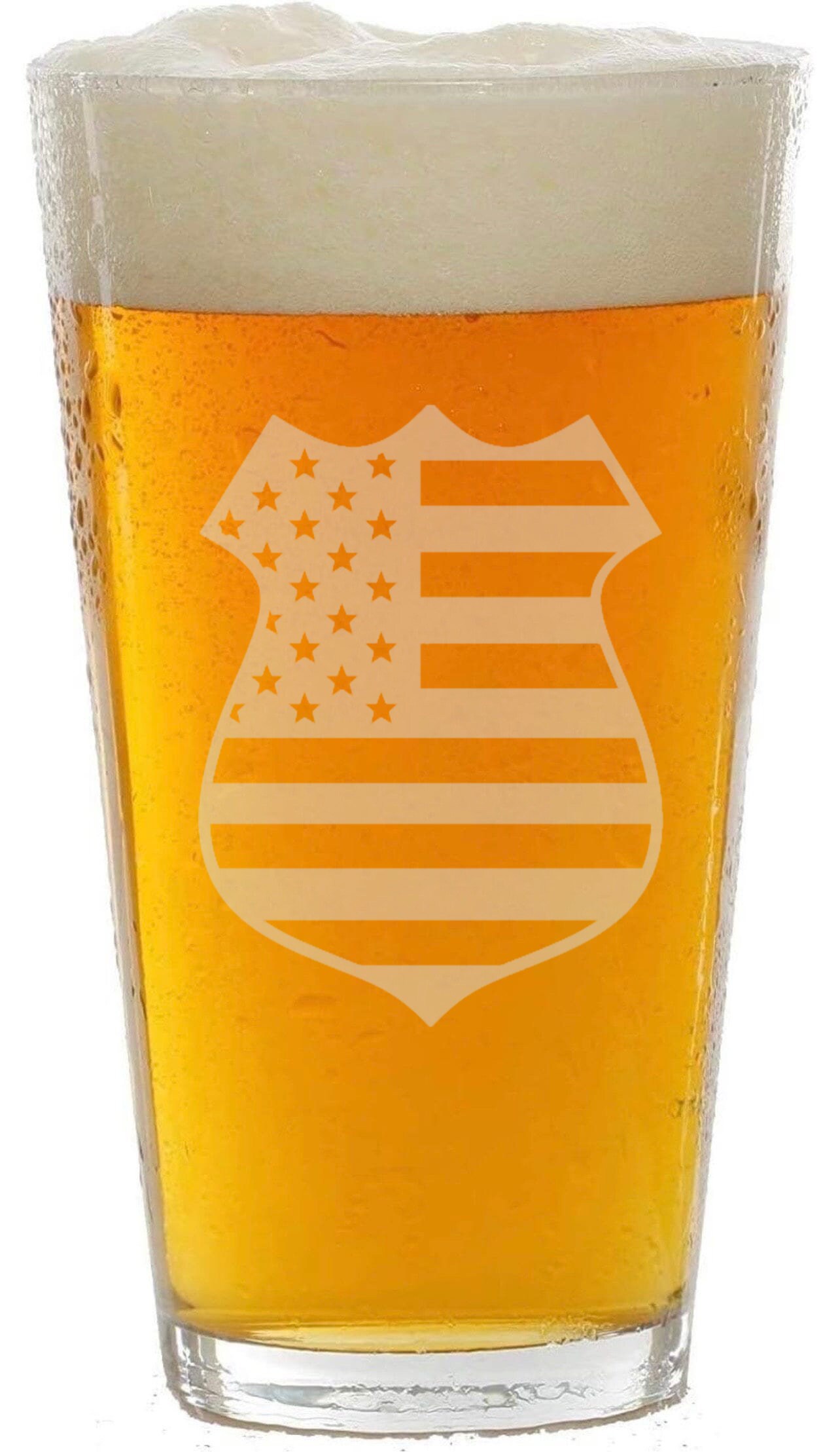 Custom Etched Glassware | First Responder Design | Police | Fire ...