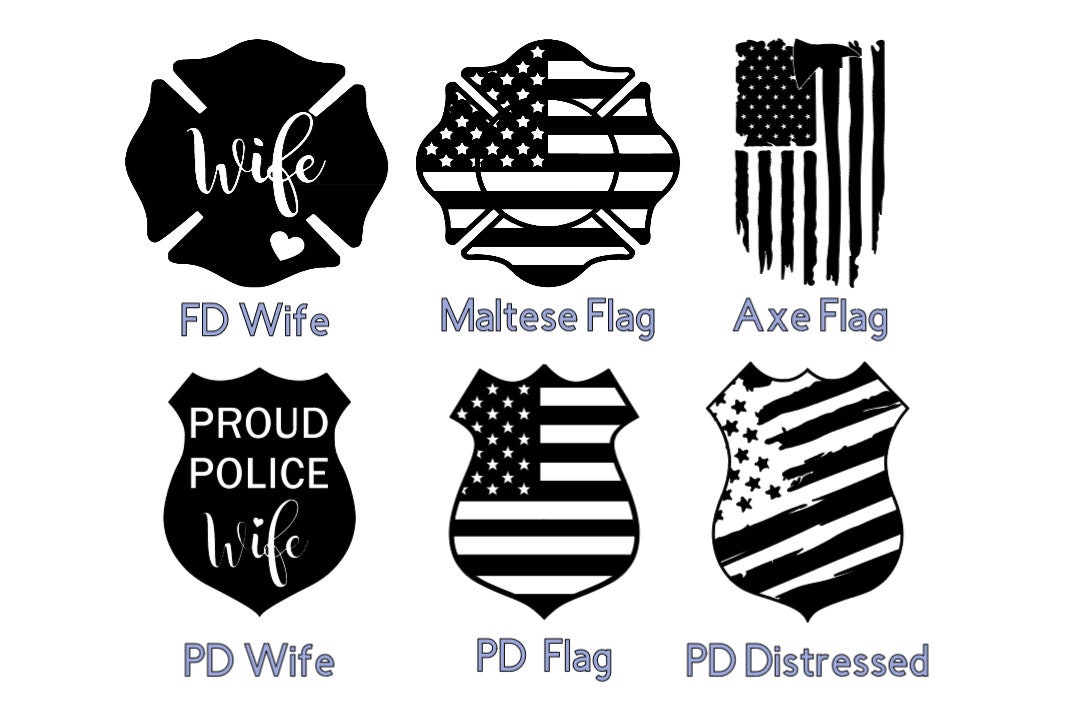 Custom Etched Glassware | First Responder Design | Police | Fire ...