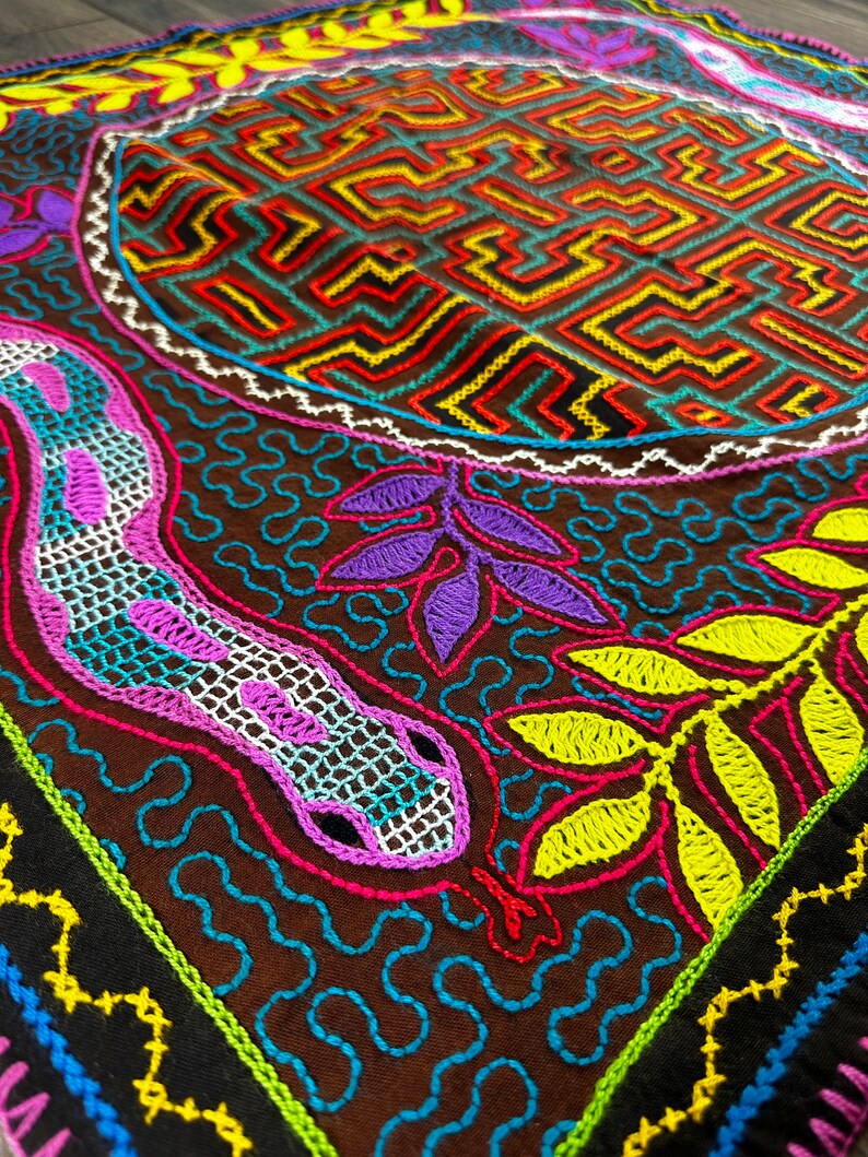 Sacred, Traditional, Handmade, Authentic, Peruvian, Shipibo Altar/manta ...