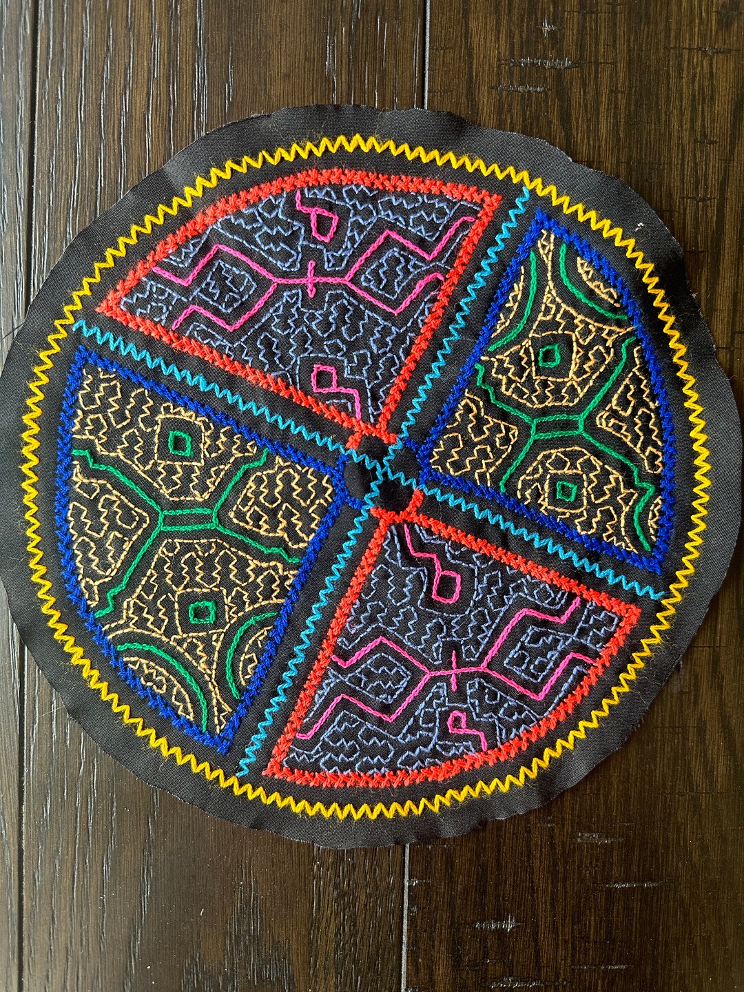 Colorful Handmade Traditional Peruvian Shipibo Ayahuasca Medicine Altar ...
