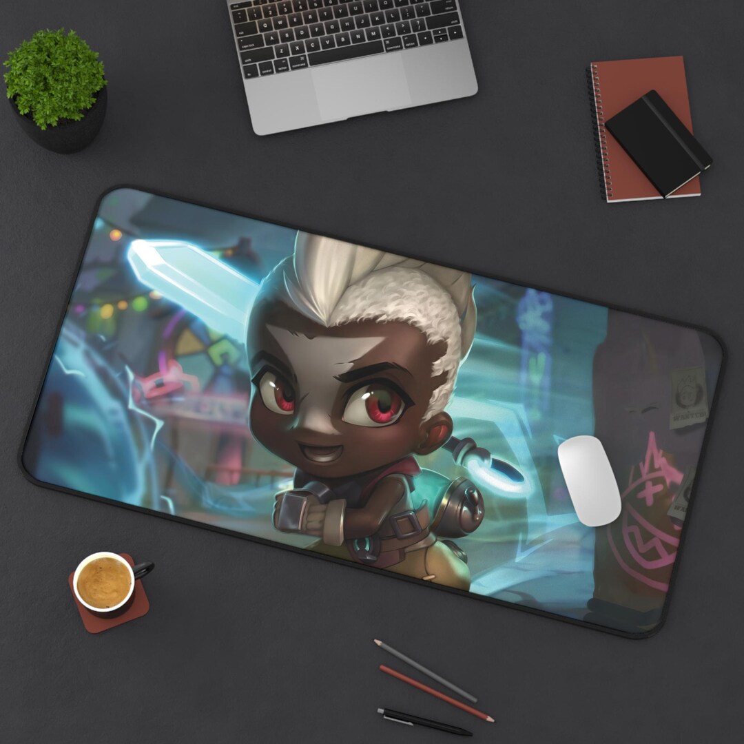 Ekko Chibi Desk Mat, Gaming Mousepad, Cute Desk Mat, Perfect Gift ...