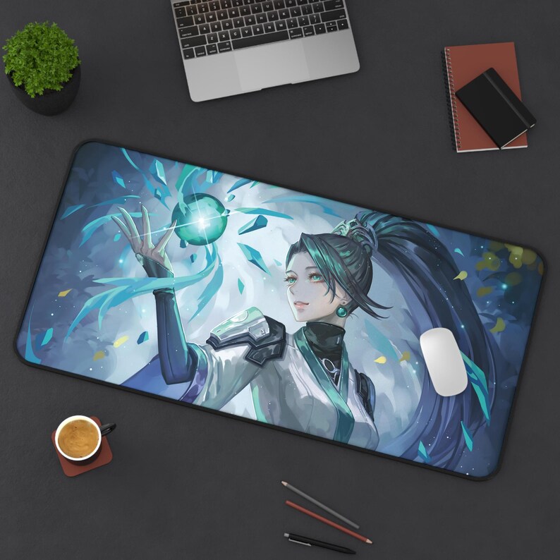 Valorant Sage Mousepad: Gaming Desk Mat - Game Room Decor - Etsy