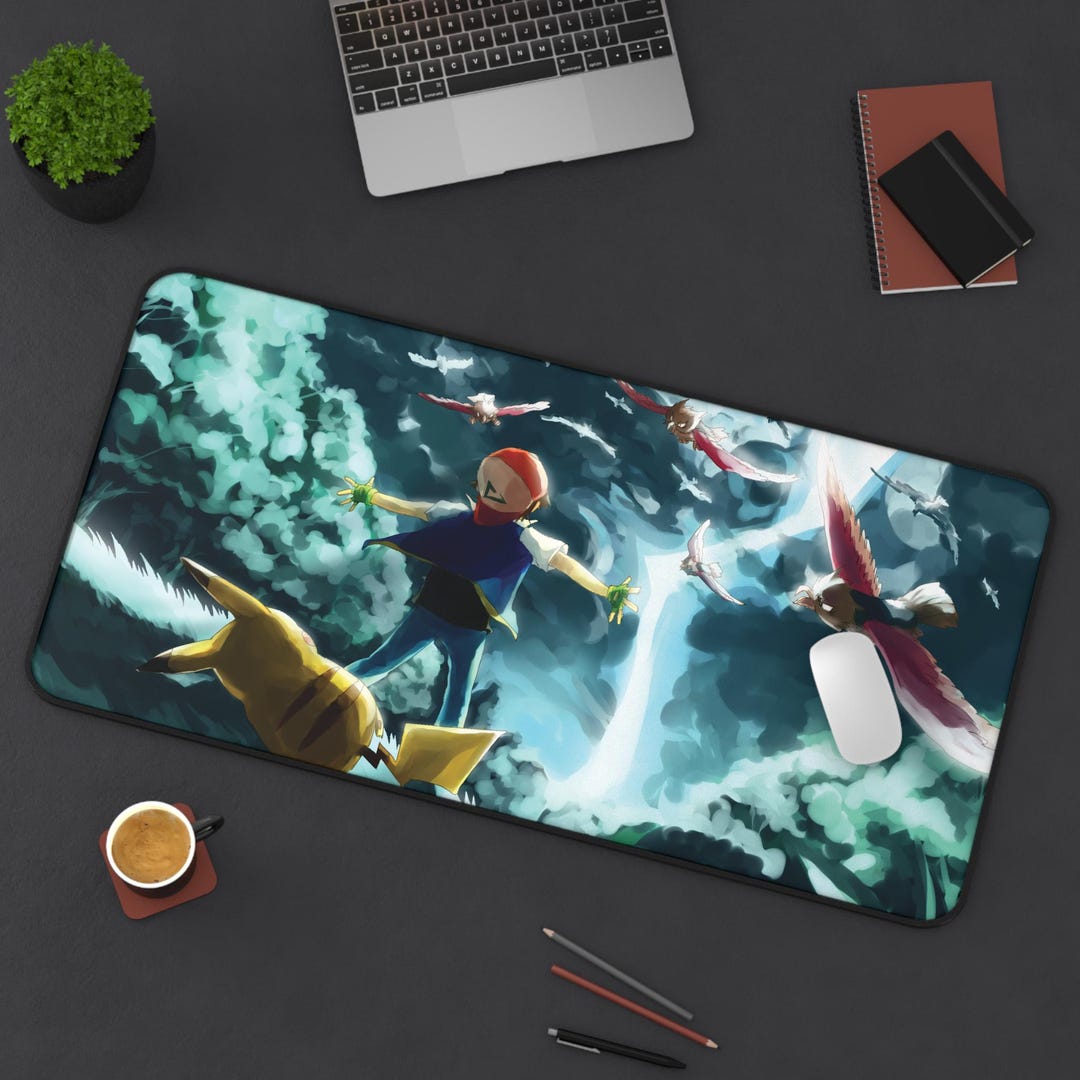 Pokemon Mousepad, Anime Deskmat, Pokemon Deskmat, Gamer for Gift ...