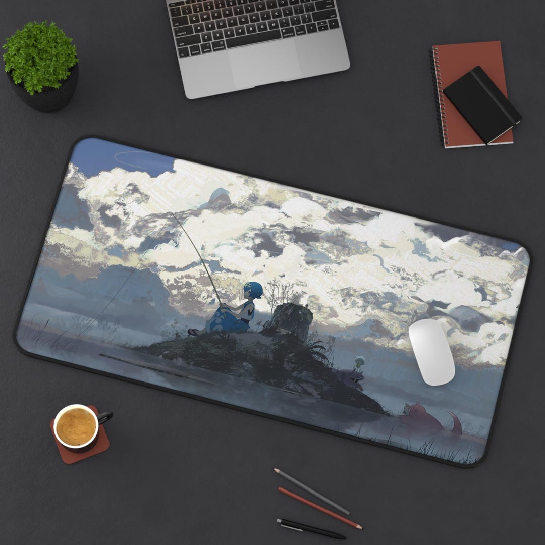 Pokemon Desk Mat, Anime Mat, Gift for Gamer, Pokemon Art, Anime Gift ...