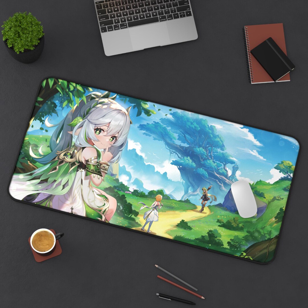 Mousepad, Genshin Impact Nahida Desk Mat, Gaming Mouse Pad, Custom Desk ...