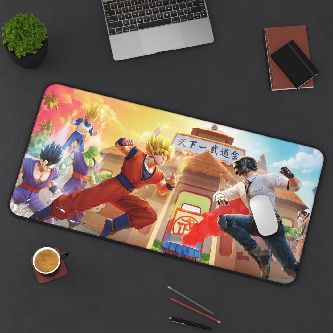 Pubg Dragon Ball Super Goku Gohan Piccolo Vegeta Desk Mat, Large Laptop ...