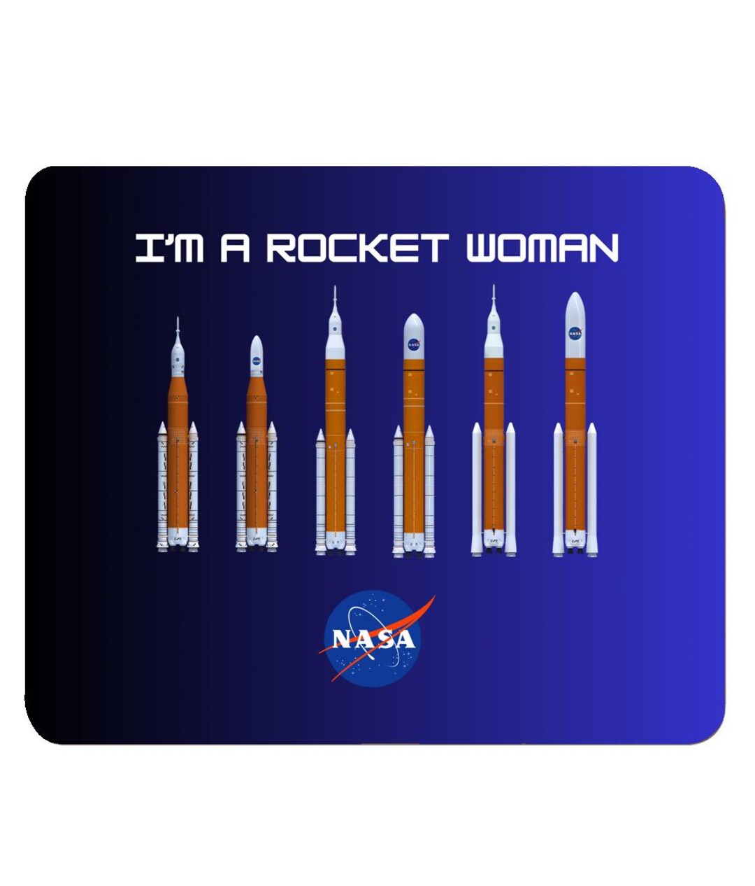 Im a Rocket Woman Placemat Nasa-themed Design With 6 SLS Rockets and ...