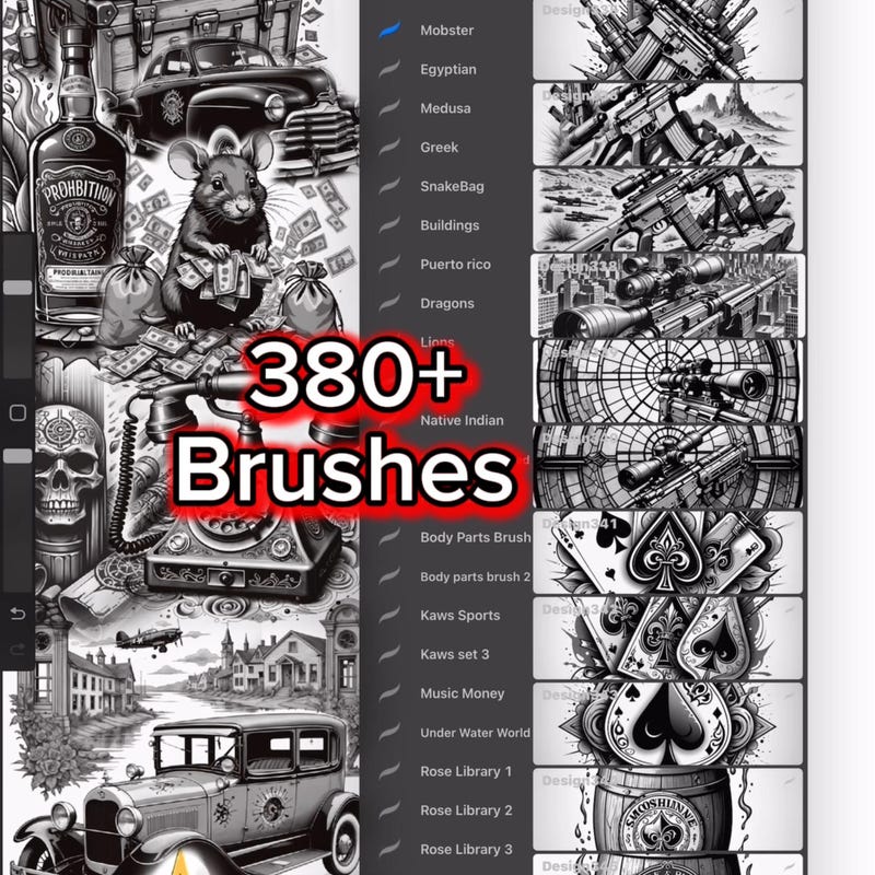 Urban Tattoo Stencils - Etsy